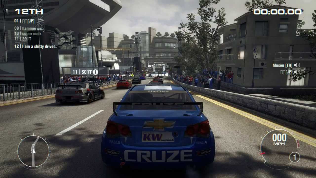 GRID 2 PC Multiplayer Gameplay: Tier 2 Chevrolet Cruze Touring Car in ...