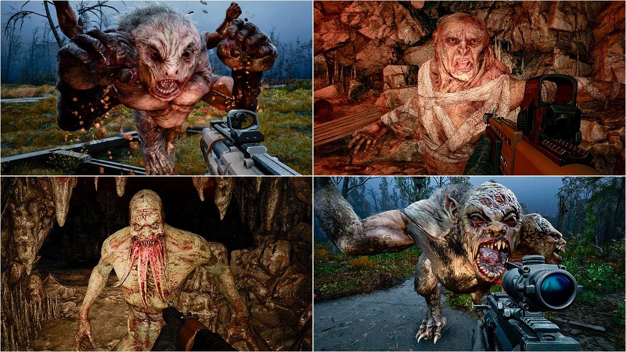 Confronting All 16 Mutants of the Zone | Stalker 2: Heart of Chernobyl ...