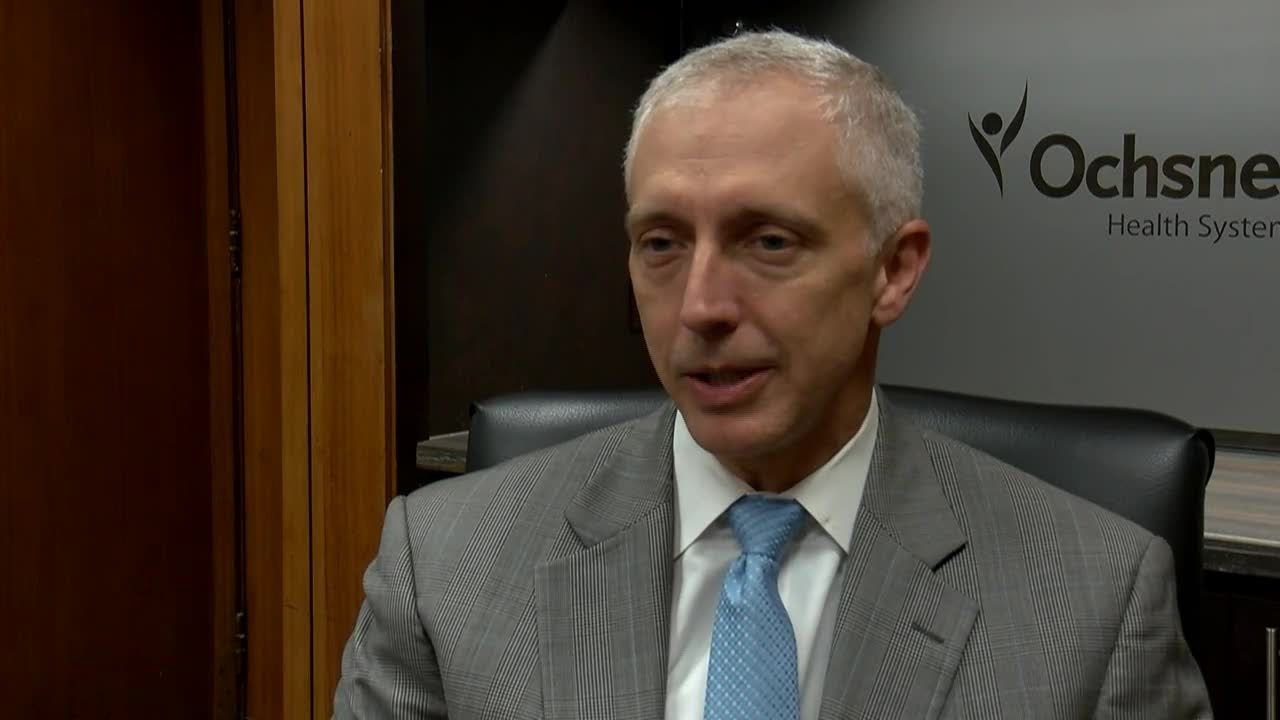 Chris Mangin, CEO at Ochsner LSU Health, on influx of patients and ...