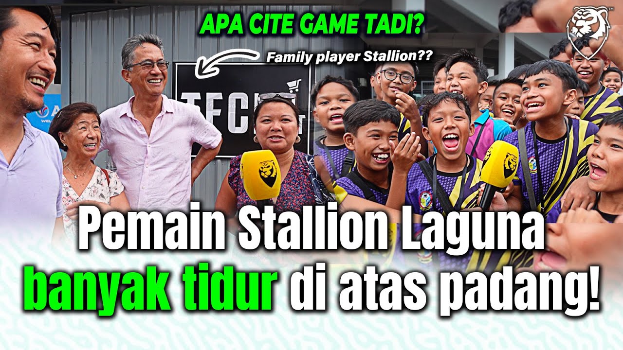 Pemain Stallion Laguna banyak tidur di atas padang! Sony Norde memang ...