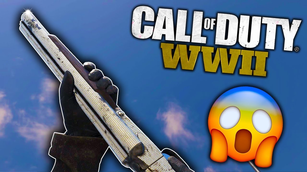 DIAMOND SHOTGUNS IN CALL OF DUTY: WW2 (#R3D) - YouTube