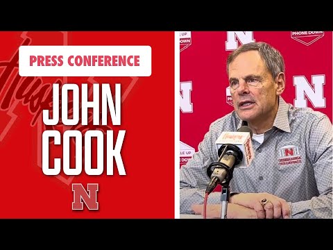 Nebraska Volleyball coach John Cook discusses Huskers’ second sweep ...