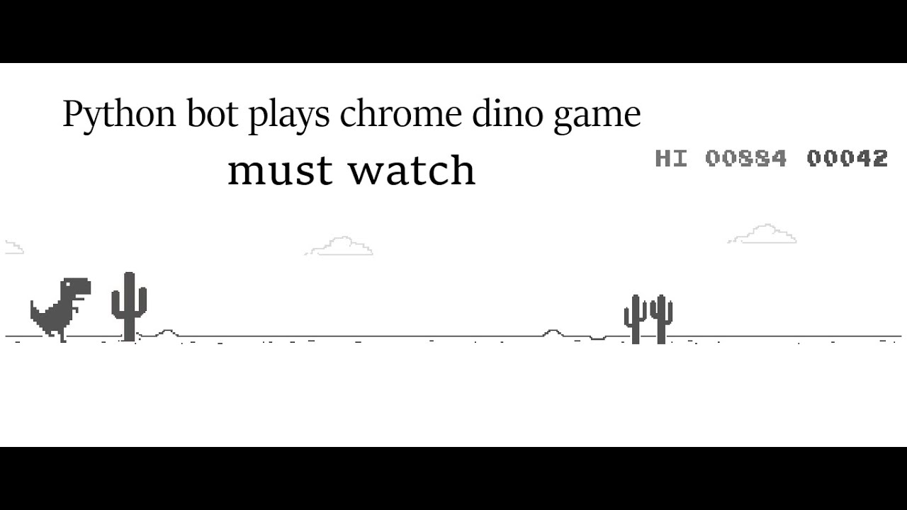 I Have Automated Chrome Dino Game Using Python Keshav The Great Youtube