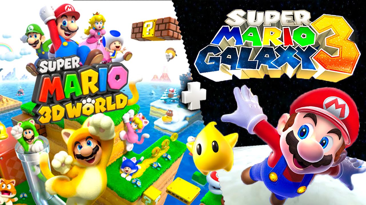 Super Mario 3D World & Super Mario Galaxy 3 - Full Games 100% ...