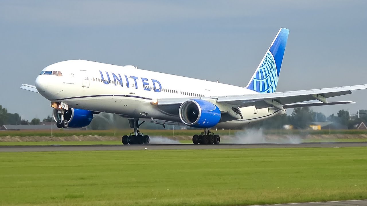 (4K) 30 Satisfying Plane landings - BUSY Plane Spotting day Schiphol ...