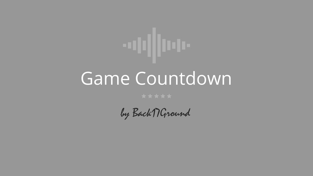 Game Countdown | Sound Effect - YouTube
