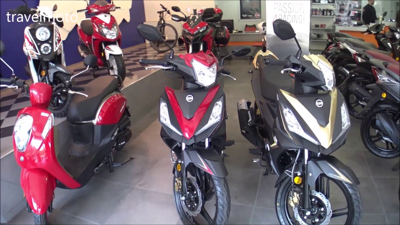 SYM VF 185cc color varieties 2019 - YouTube