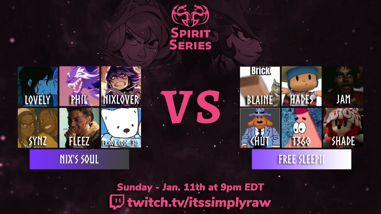 Spirit Series Season 2: Nix's Soul vs FREE SLEEPII | Round 1 - YouTube