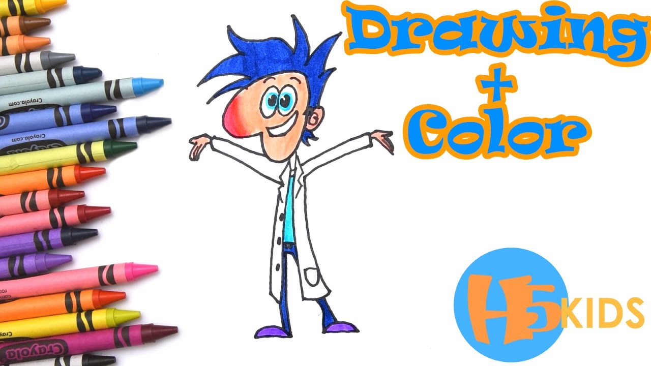 How To Draw Flint Lockwood With Color Easy - Cloudly with a Chance of ...