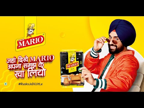 Mario Rusk | Rusks Jo Dil Jit Le | Diljit Dosanjh | #MarioFoods - YouTube