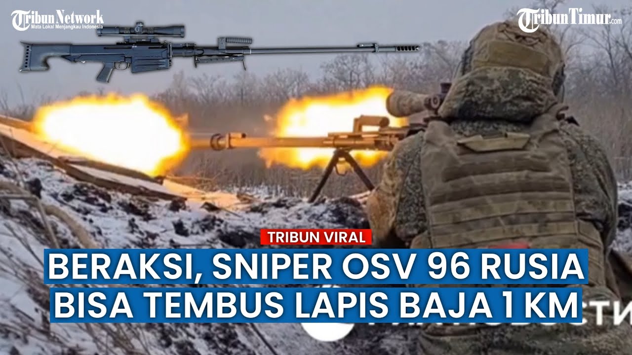 OSV-96 Sniper Kaliber Besar Buatan Rusia Habisi Pasukan Ukraina - YouTube