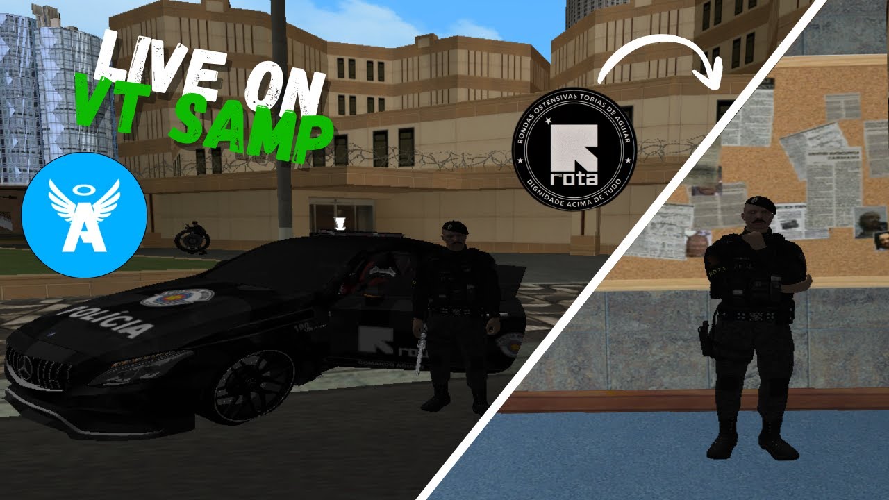 LIVE ON ||| ROTA NAS RUAS DE ANGEL || ANGEL RP - YouTube