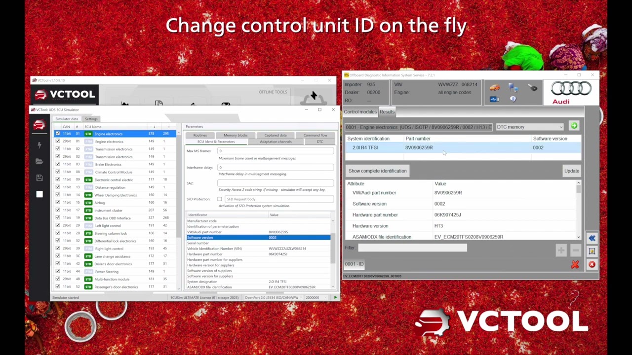 VCTool UDS ECU Simulator Demonstration - YouTube