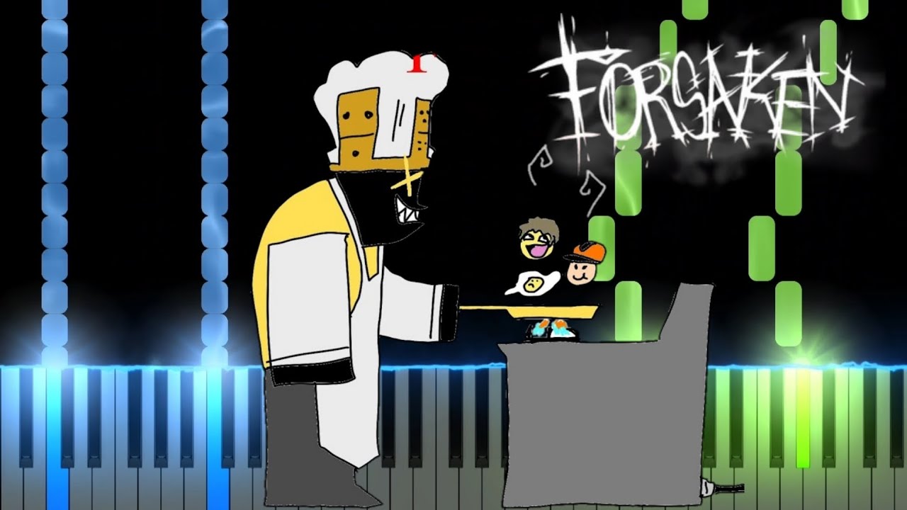 UNREGGCOGNIZABLE - 1 Eggs 1x1x1x1 Chase Theme | Forsaken OST (Piano Tutorial) - YouTube