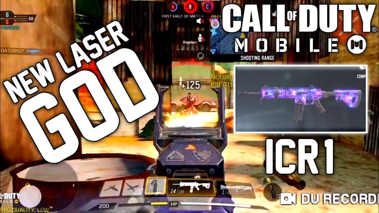 *NEW* ICR1 BEST LOADOUT IN COD MOBILE+ NEW LASER GOD SPRAY - YouTube