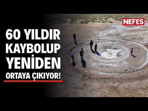 The geological visual feast of the 60-year-old geyser in Aksaray