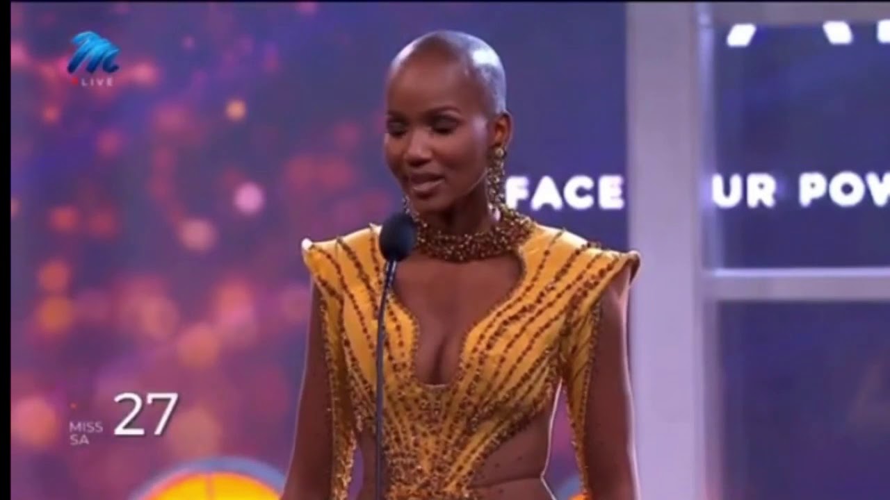 The Winning Answer of shudufhadzo Musida from Miss Universe|| MISS ...