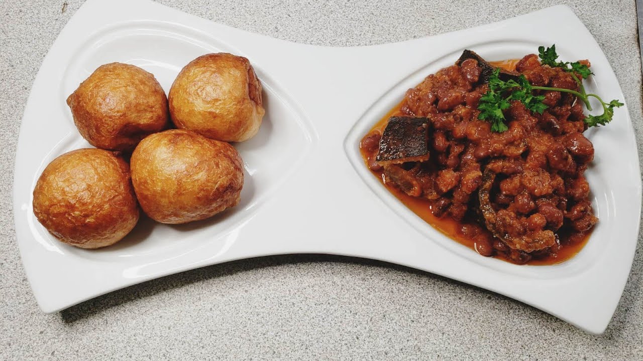 Best Way To Prepare Beans and Puff-puff. - YouTube