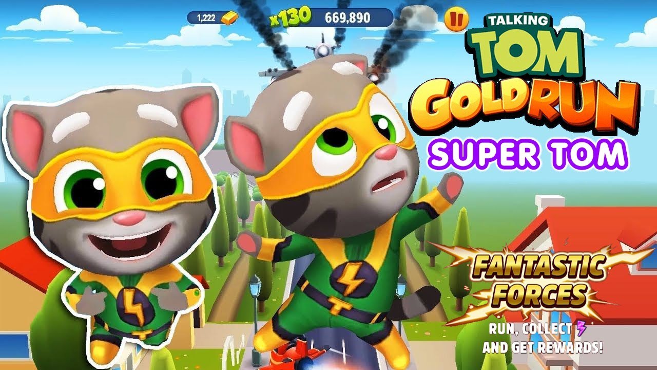 Talking Tom Gold Run Super Tom New Character In Fantastic Forces Events ...