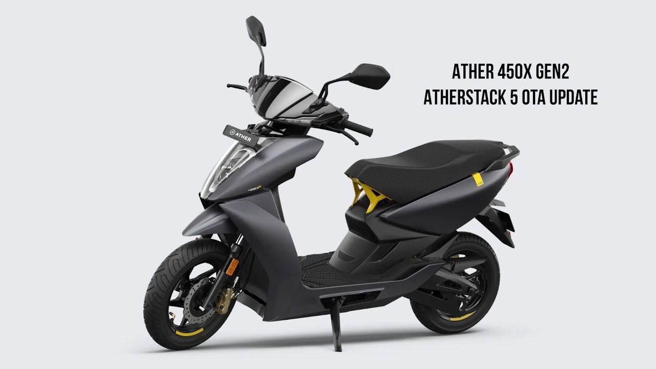 Ather Stack 5.0 installation on Ather 450X Gen 2 scooter - YouTube