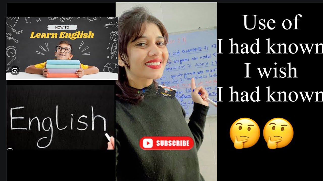 Use of I had known I wish I had known #eduction #englishgrammar # ...