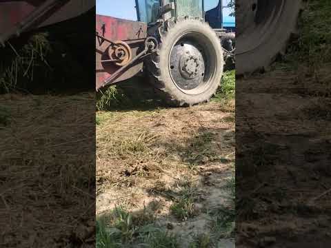 Qoyil traktorni  oʻt oʻradigan kombayn qilib tayyorlandi