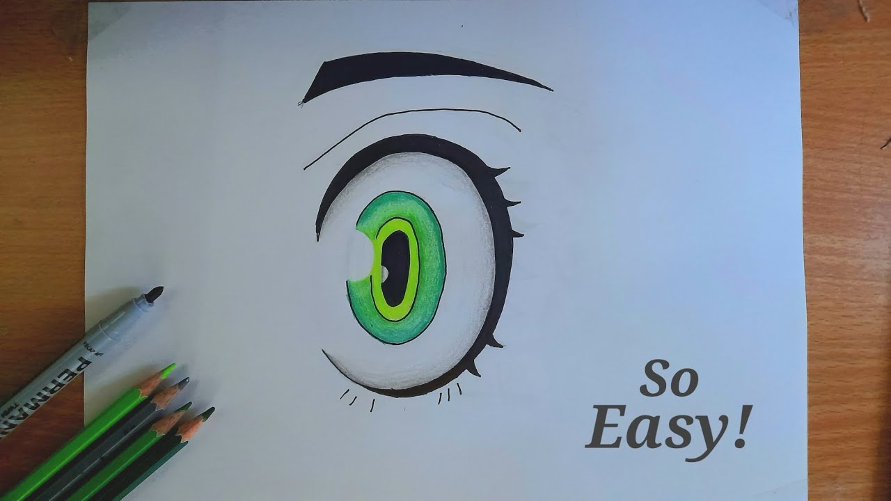 How to draw (Spy×Family) Anya Forger Eye || Full tutorial Step By Step ...