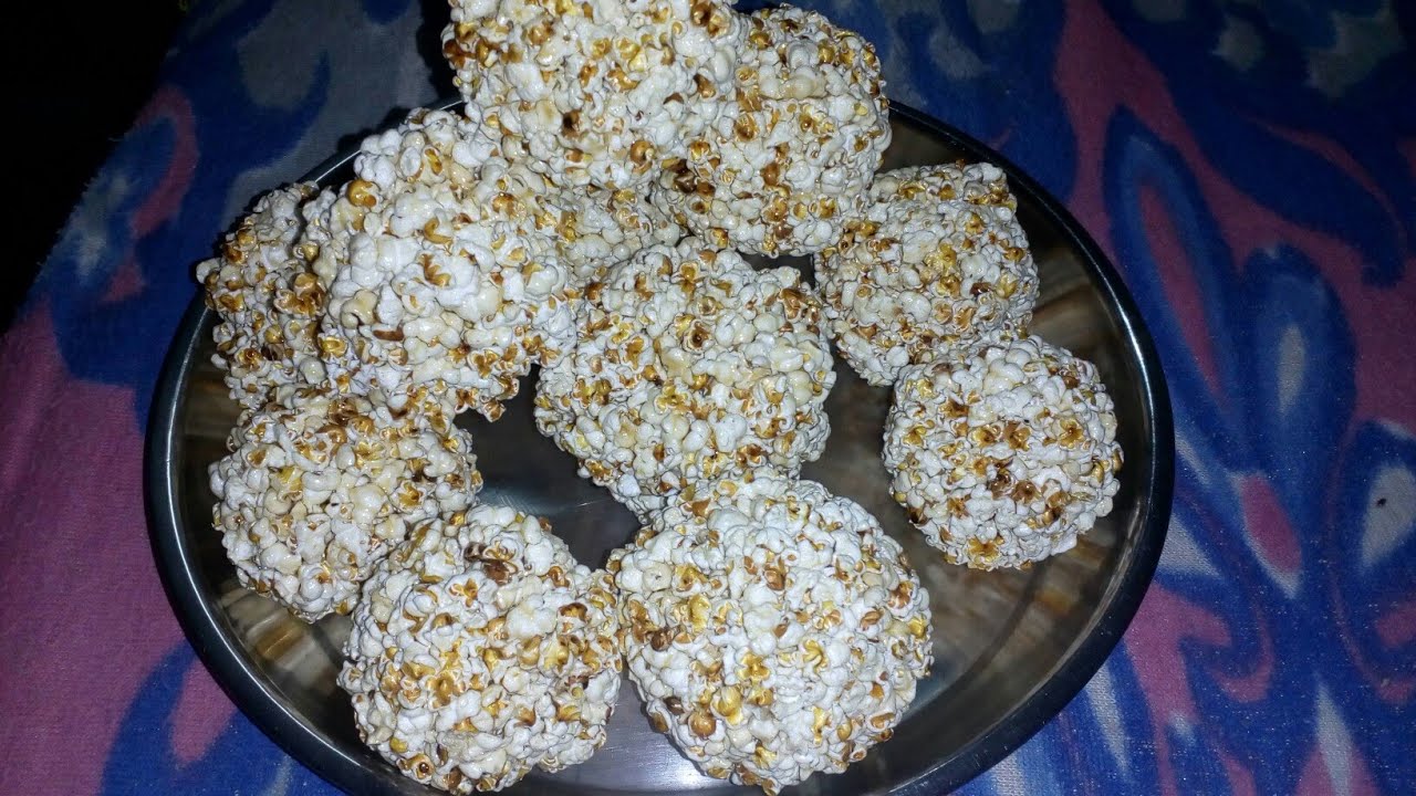 జొన్న పేలాల లడ్డు | Jower parched corn | Jower fried grain laddu ...