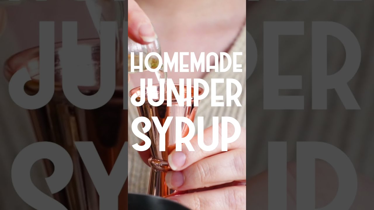 How to Make Juniper Berry Simple Syrup #shorts #mixology #foryou #diy # ...