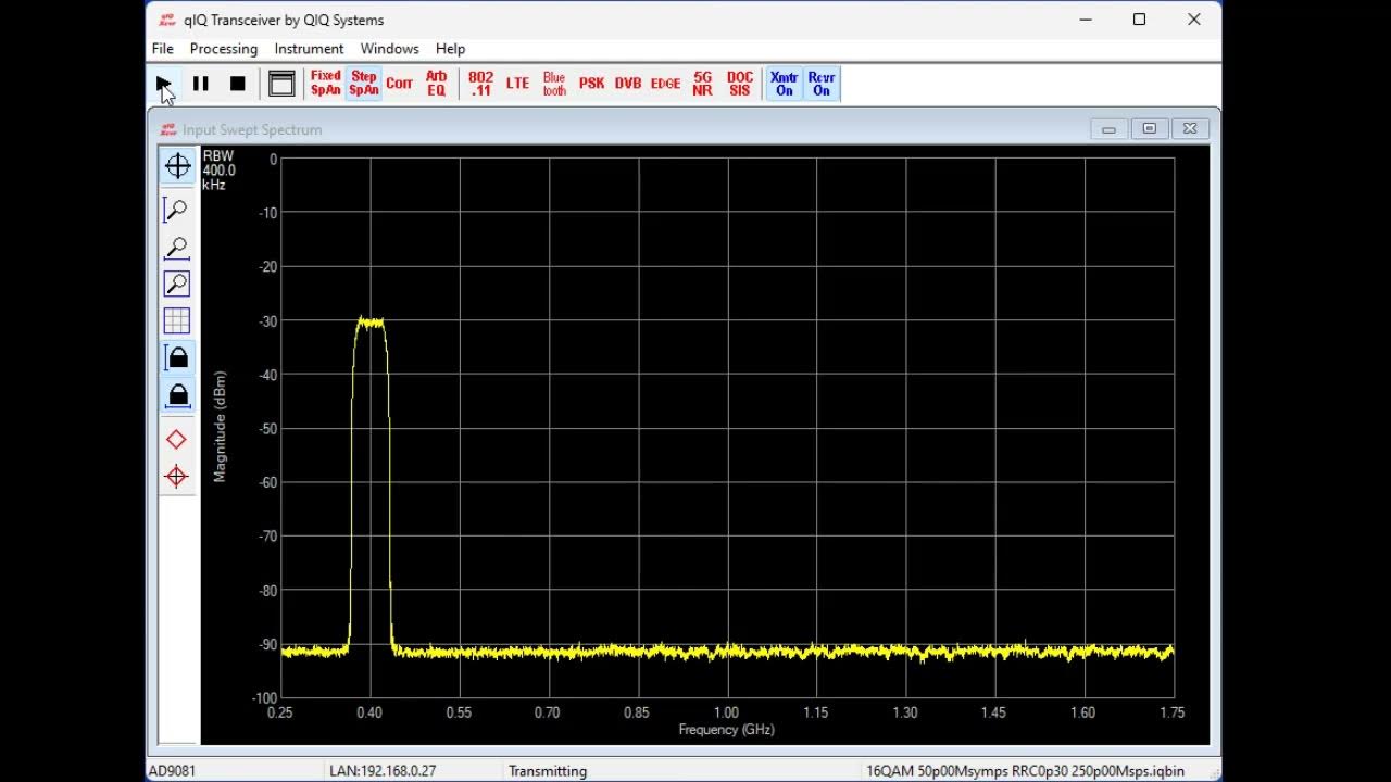 AD9081 Swept Spectrum Analyzer - YouTube
