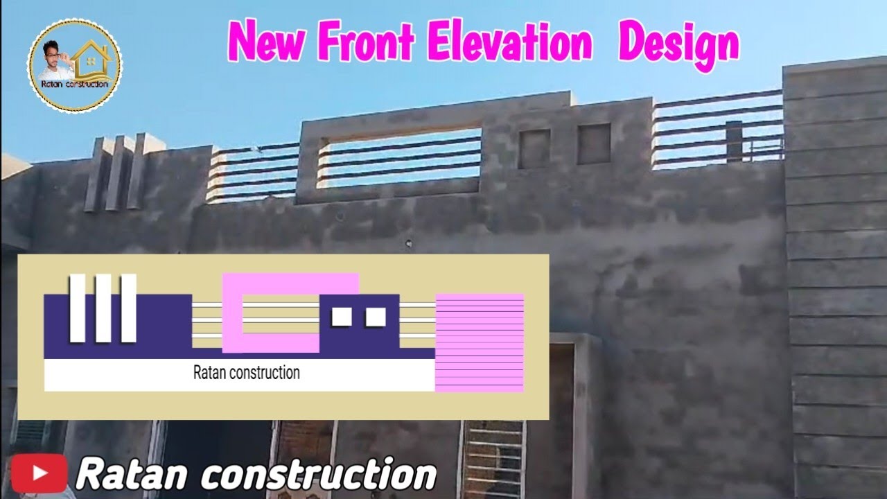 New parapet wall design | Beautiful Front Elevation design | Parapet ...