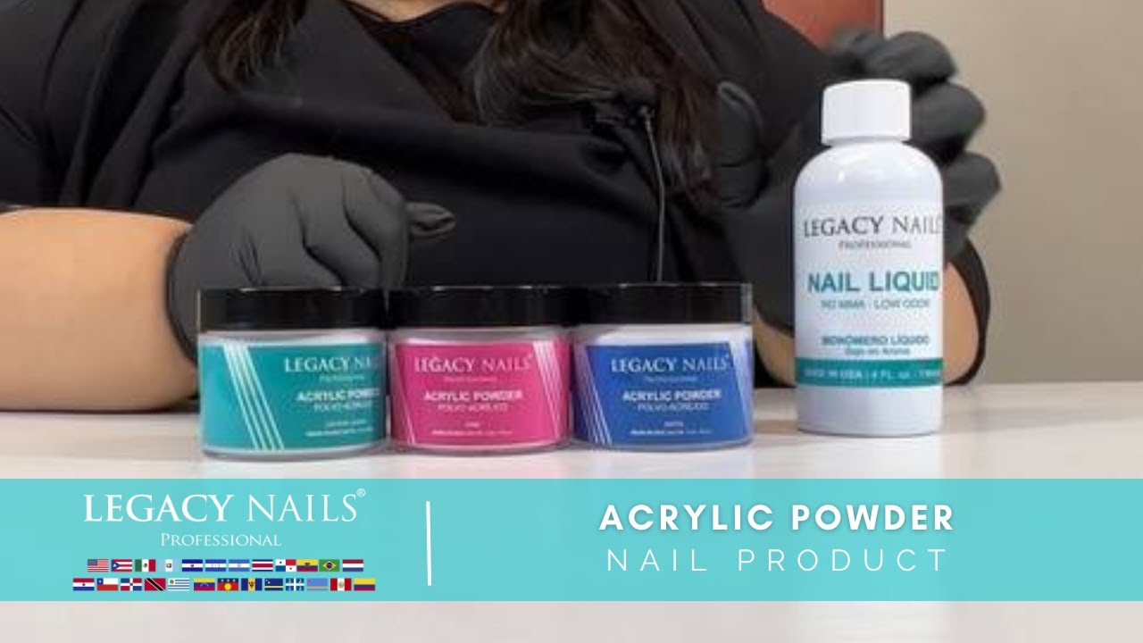 ACRYLIC POWDER │ NAIL PRODUCT│ LEGACY NAILS - YouTube