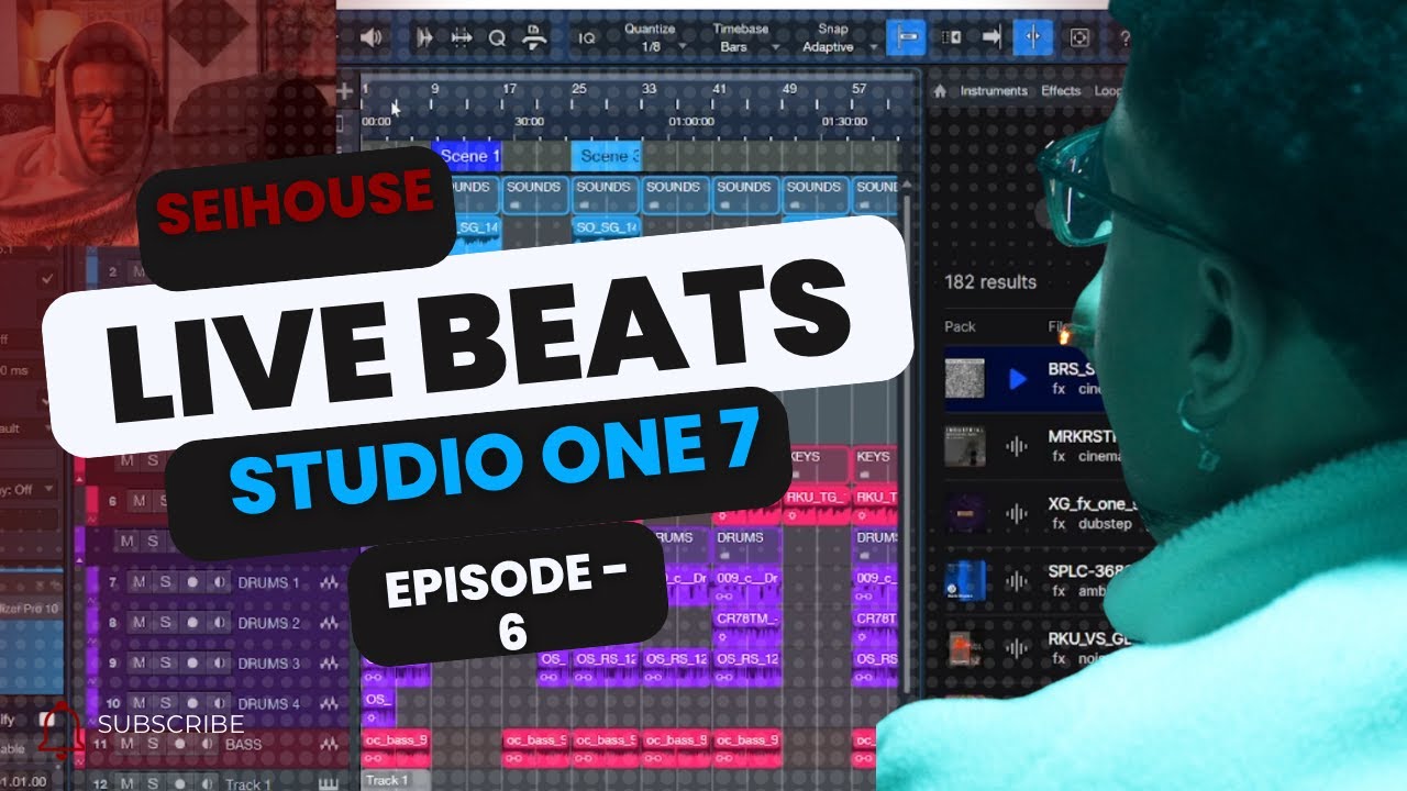 Live Beat Making | Studio One 7 | SEIHouse Live (2025) | Episode 6 ...