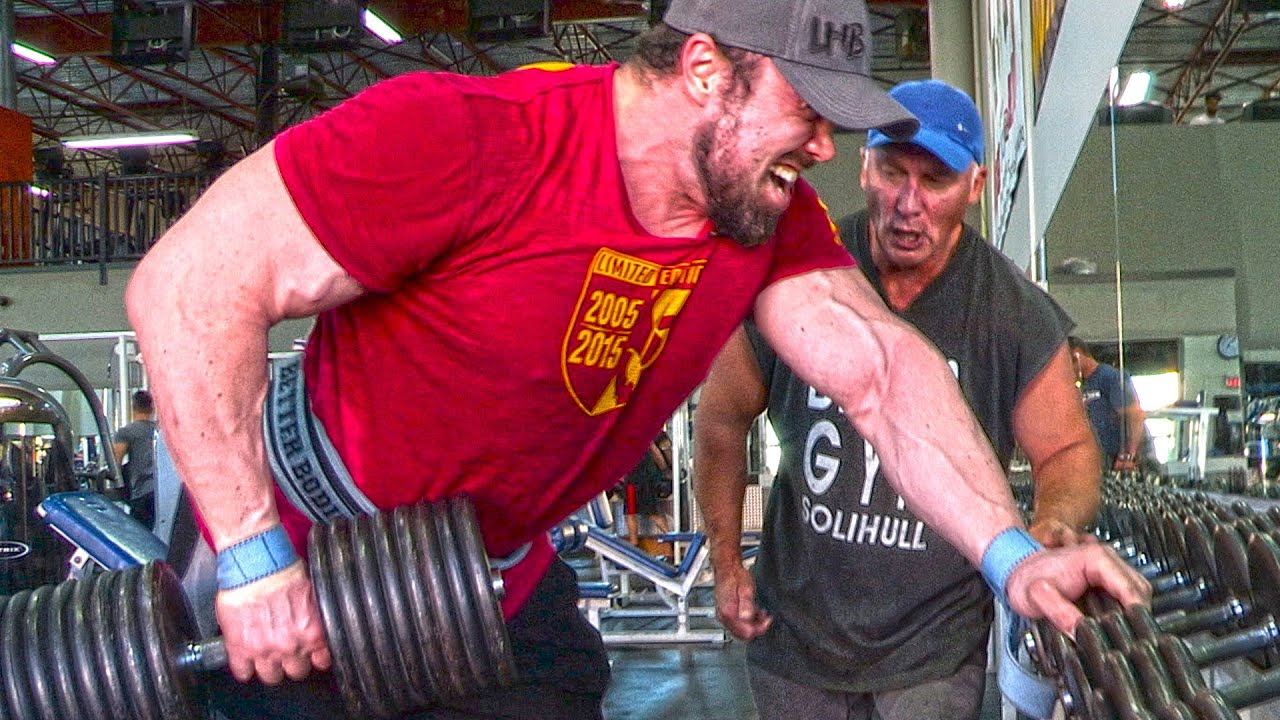 IFBB PRO Big Ron Partlow Vs. Dino - Back Attack - YouTube