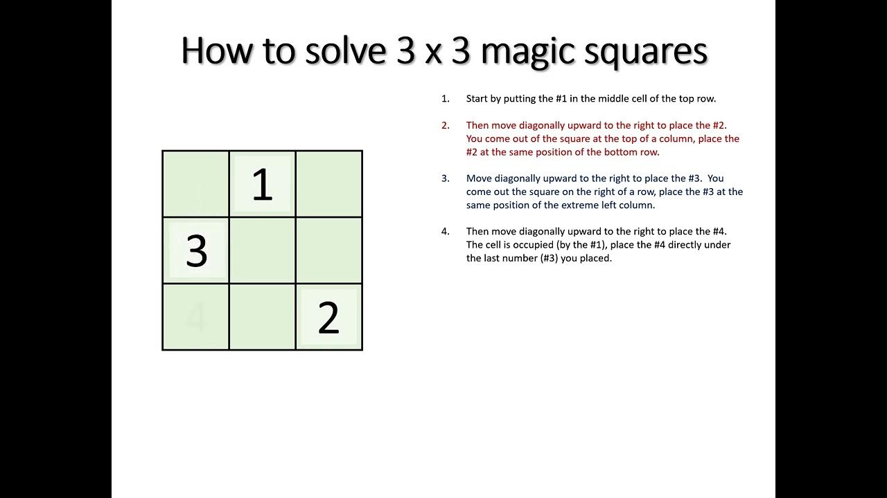 how-to-solve-3-x-3-magic-squares-youtube