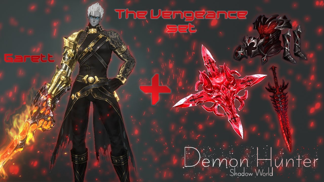 Demon Hunter Shadow World : Garett with The Vengeance and Bloodseeker ...