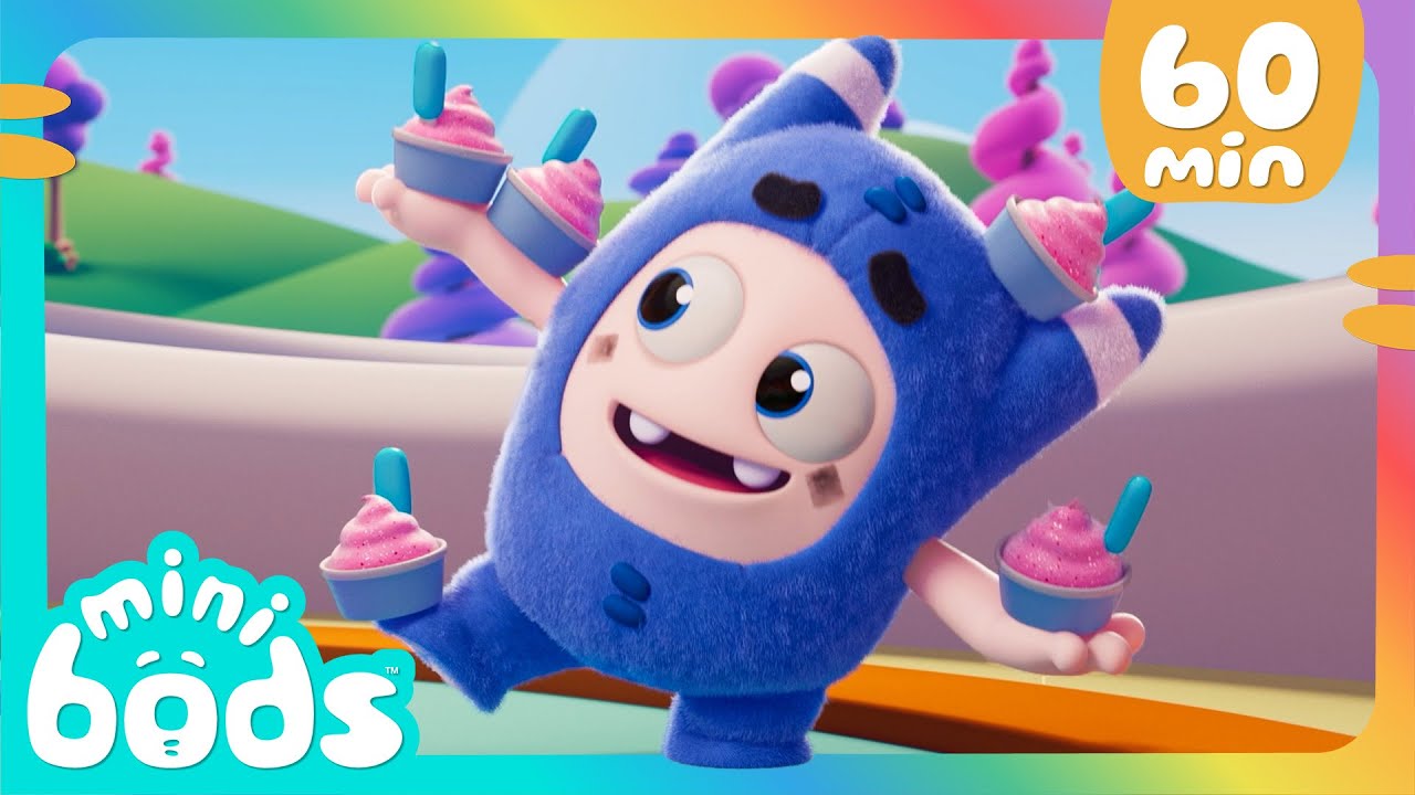 Ice Cream Maker 🍧 | Minibods | Mini Oddbods | Baby Oddbods | Funny ...