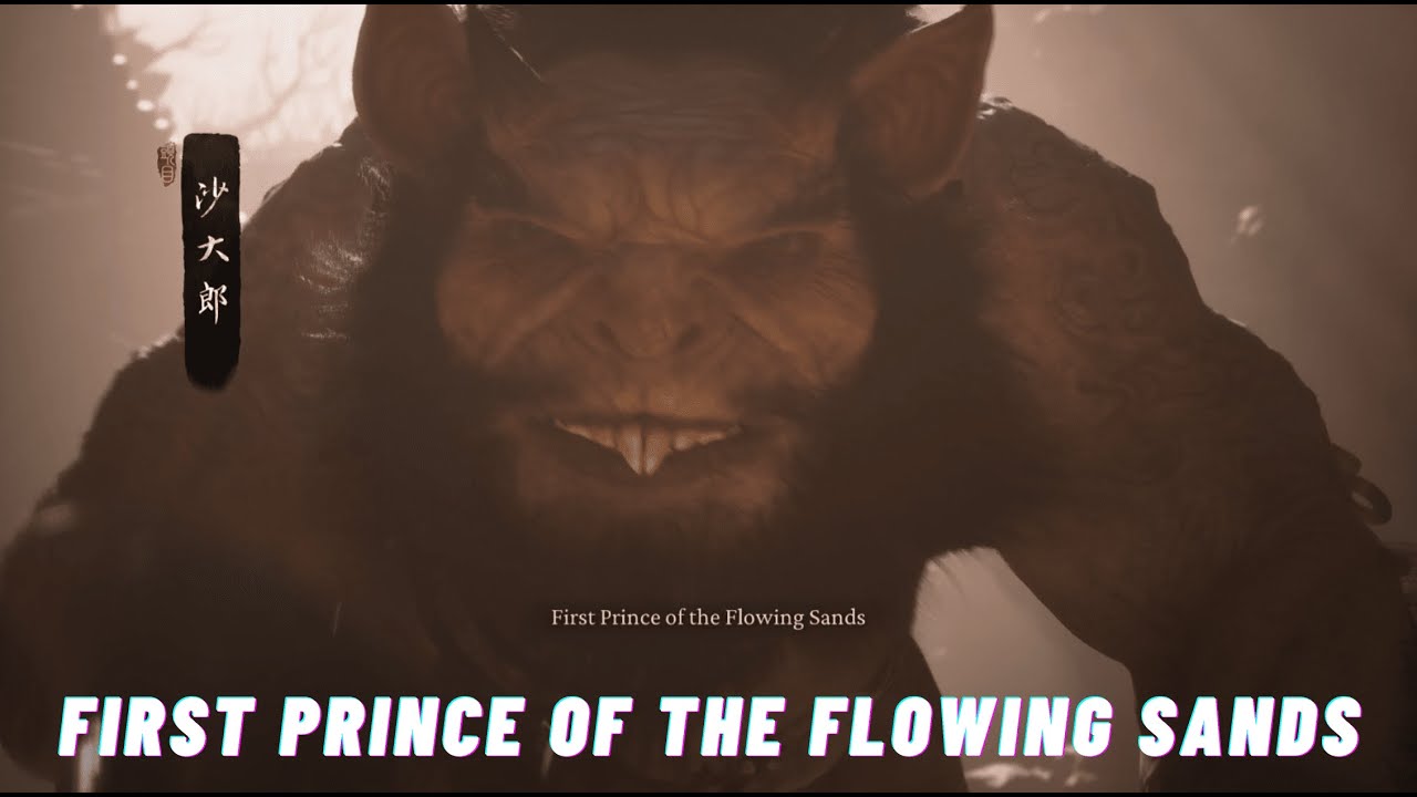 First Prince of Flowing Sands Boss Fight - Black Myth: Wukong - YouTube