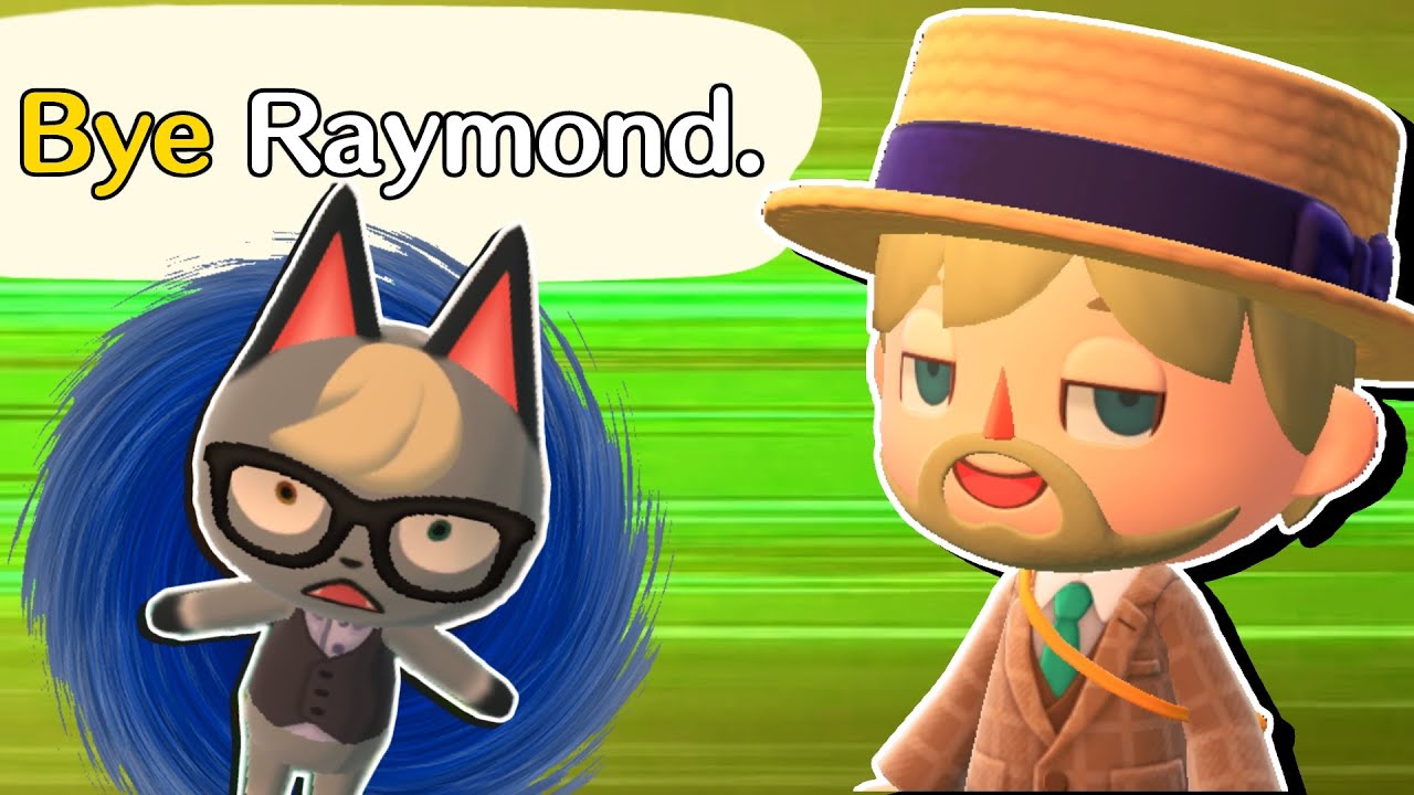 Exiling Raymond | ACNH Spooky Villager Hunting - YouTube