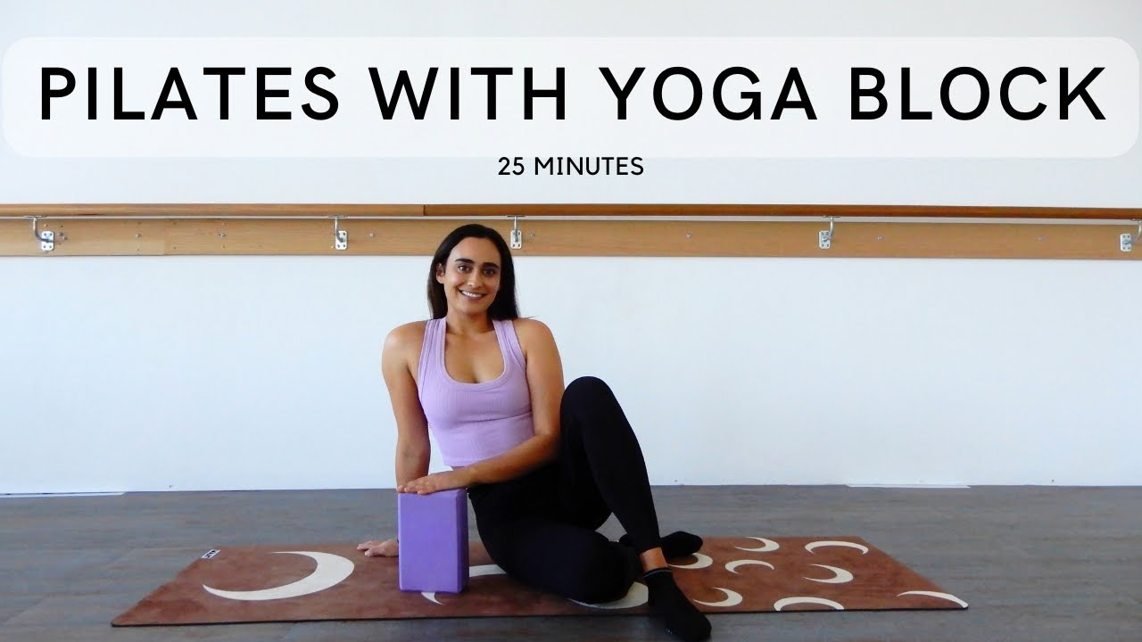 At-Home Pilates Workout with Optional Yoga Block: Strengthen & Tone ...