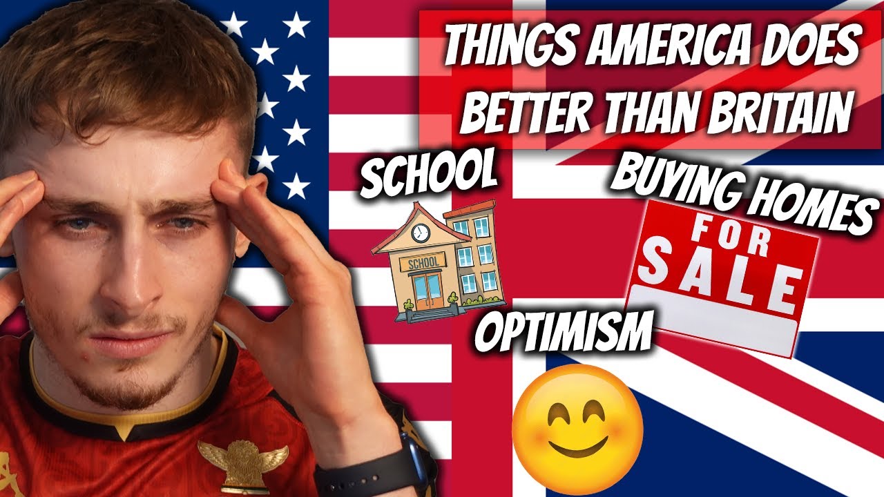 Brit Reacting to 7 Things AMERICA Does BETTER than the UK ...