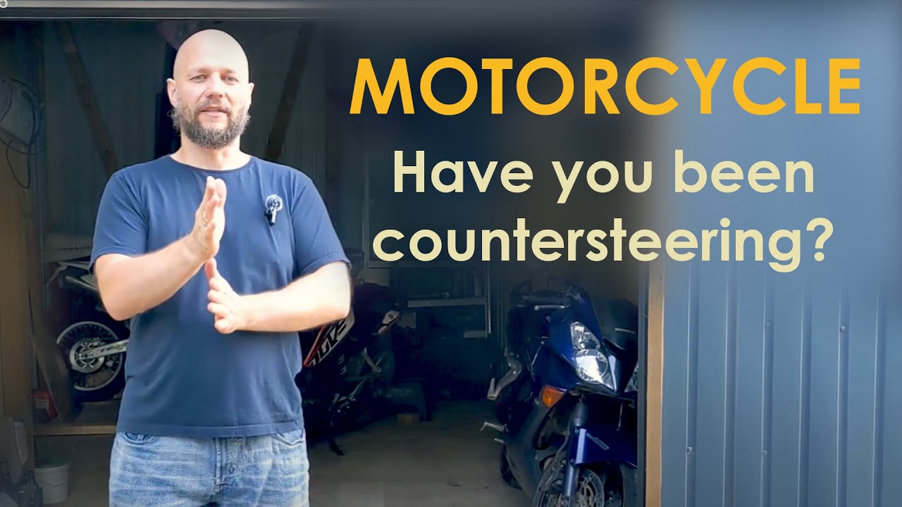 #28 Countersteering on a motorcycle. Day 15 - YouTube