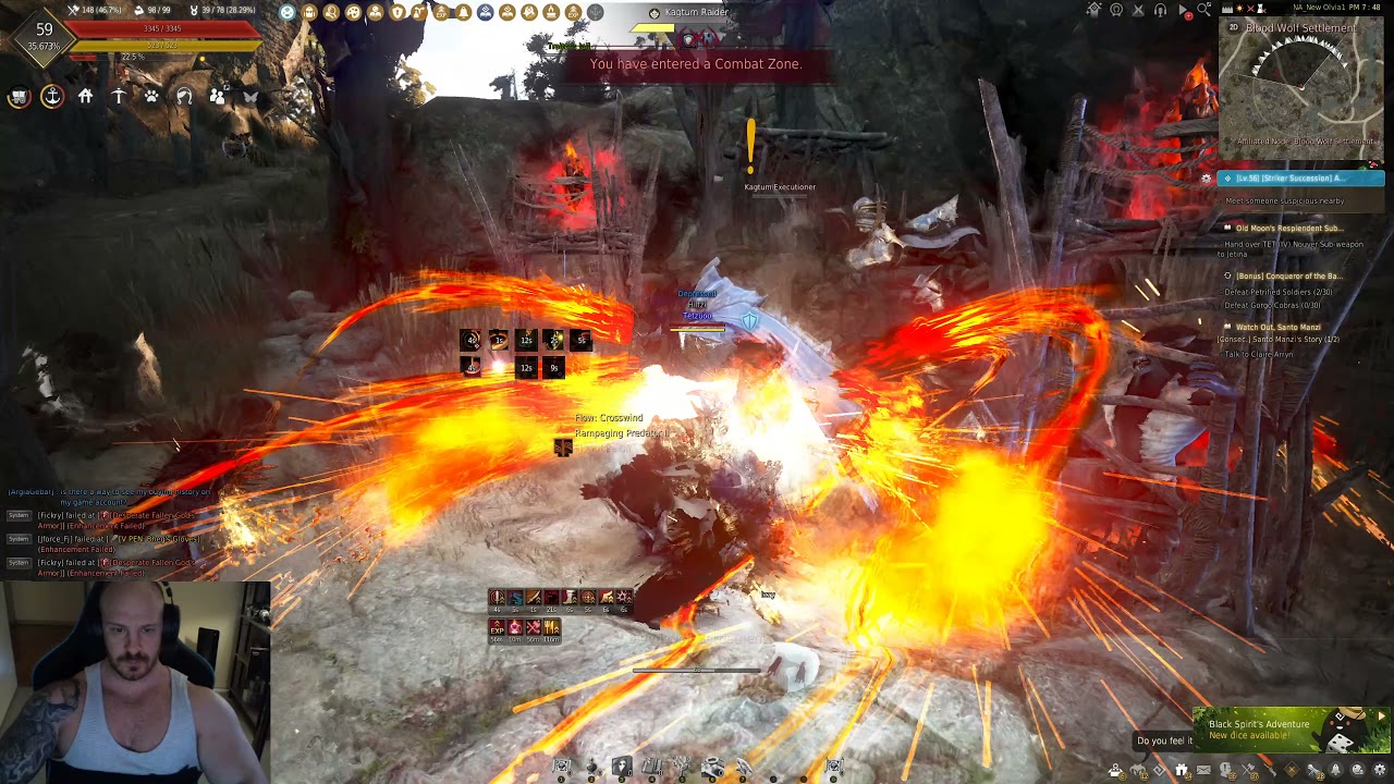 BDO: Striker; Blood Wolf Settlement Grinding - YouTube