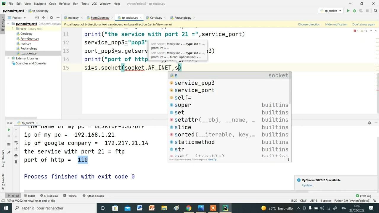 Python Socket Programming Tutorial Part3 Settimeout البرمجة داخل