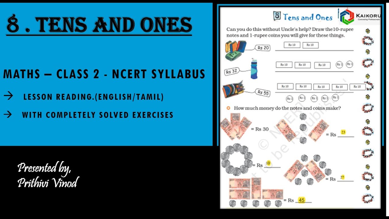 Math Magic-NCERT-Class 2 - Chapter - 8 - Tens and Ones - Answers - Both ...