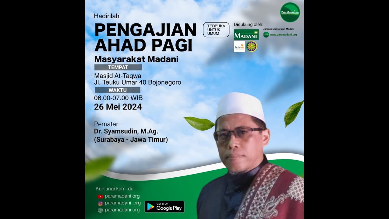 Tauhidnya Nabi Ibrahim AS, Bersama Dr. Syamsudin M.Ag. (Surabaya - Jawa ...