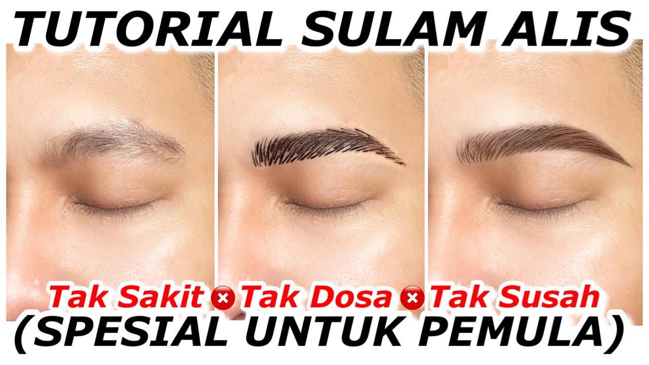 Tutorial Alis Serat ala Sulam Alis (Untuk Pemula) - YouTube
