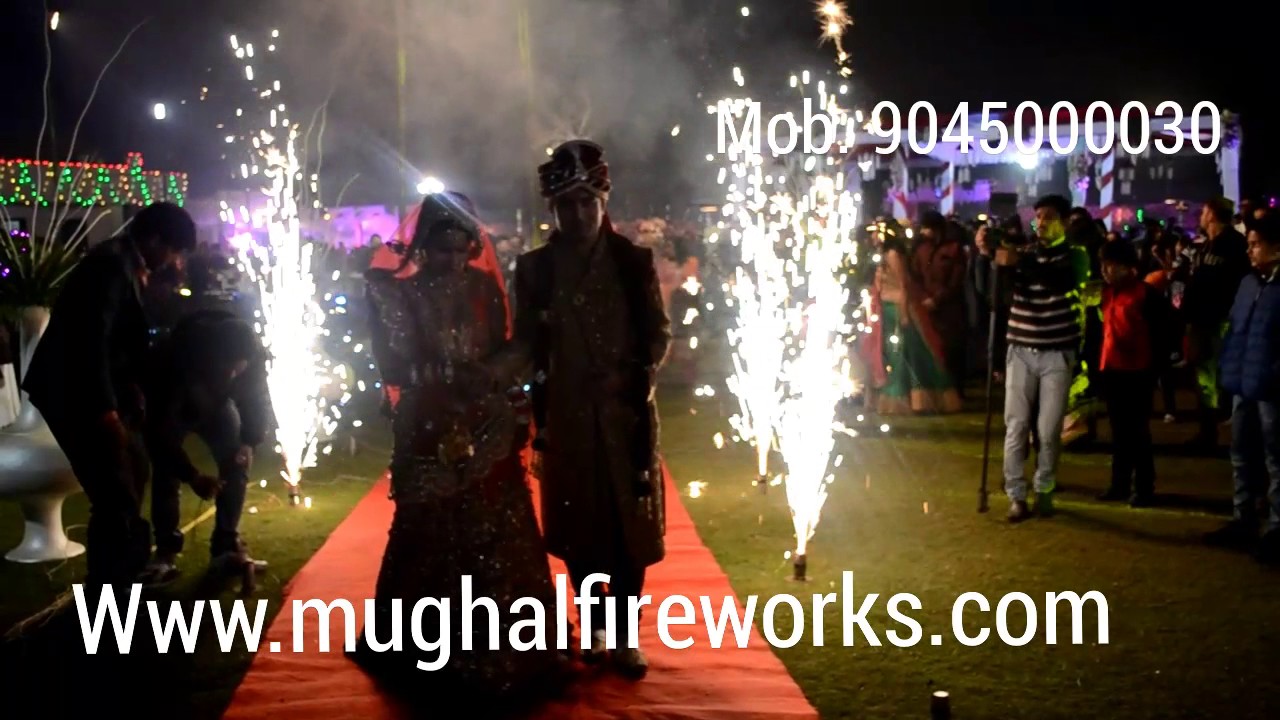 Entry stage Cold fireworks display show - YouTube