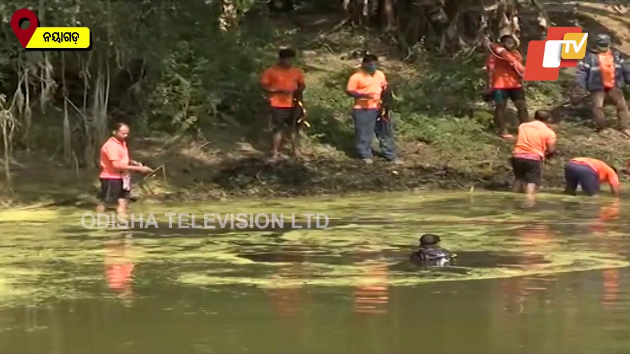 Search Operation By ODRAF Team Continues At Village Pond In Nayagarh ...