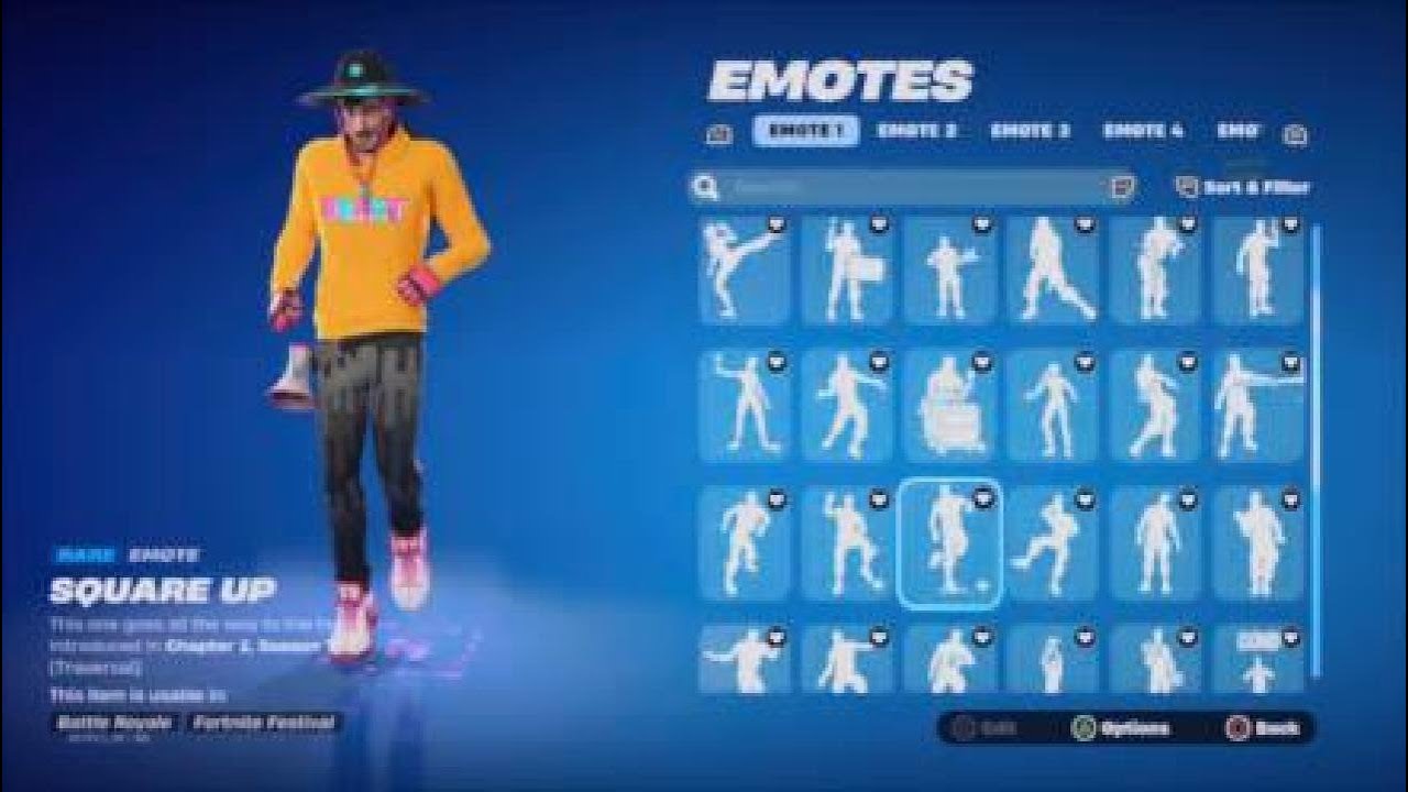 Highlights of my Locker (Emotes) - YouTube